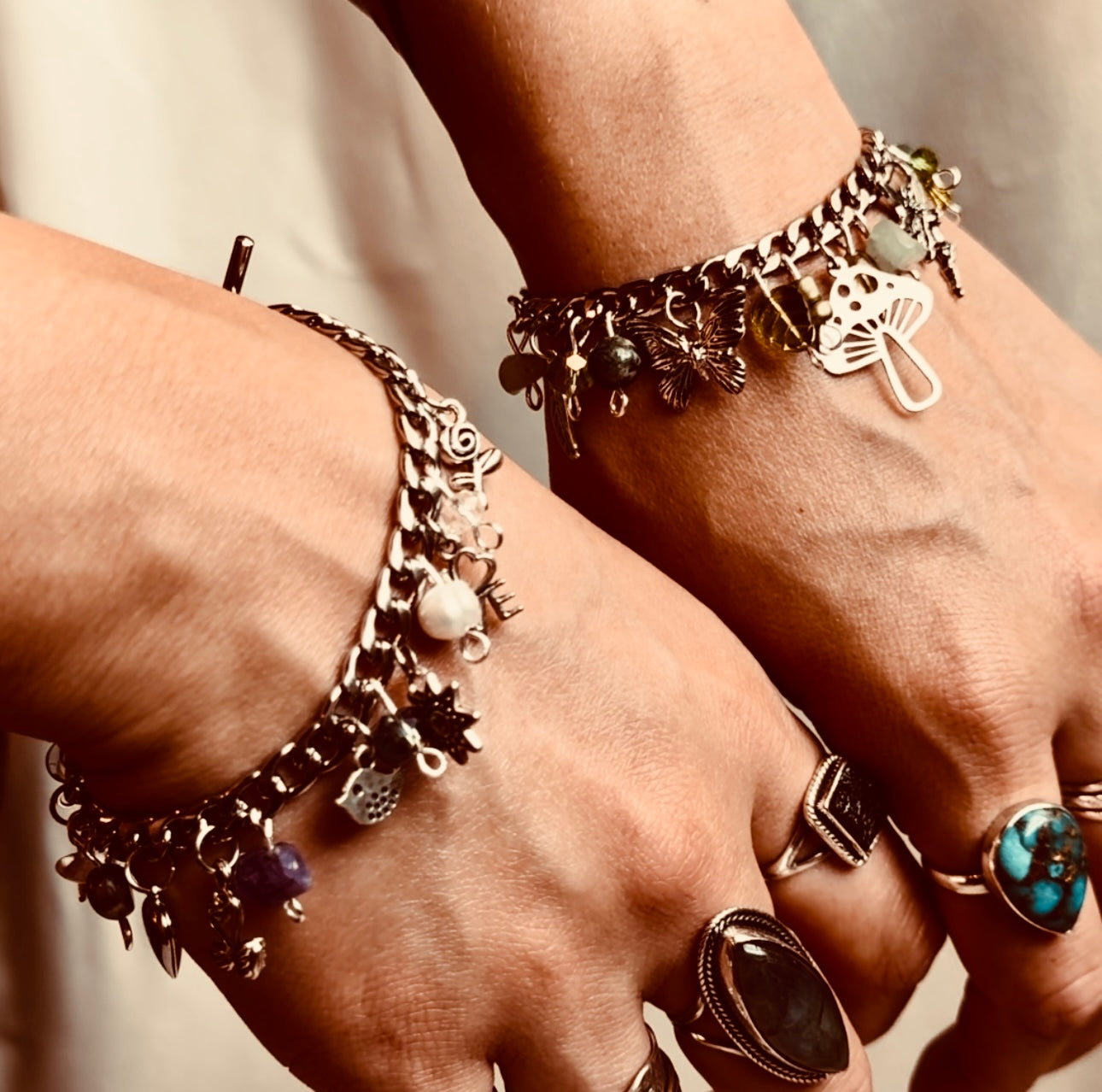 Eclectic Charm Bracelets – Journey to Nirvana